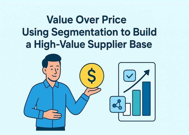 Value Over Price: Build a High-Value Supplier Base